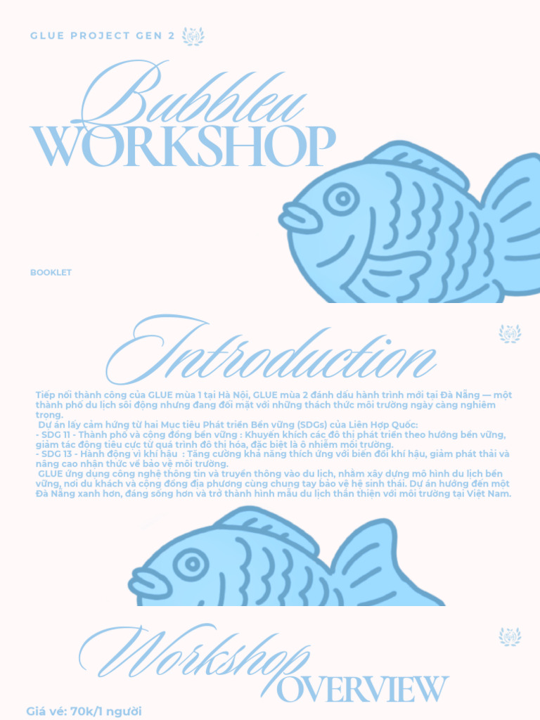 Bubbleu Workshop Booklet | PDF
