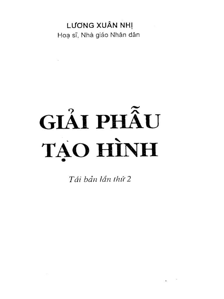 Giai Phau Tao Hinh | PDF