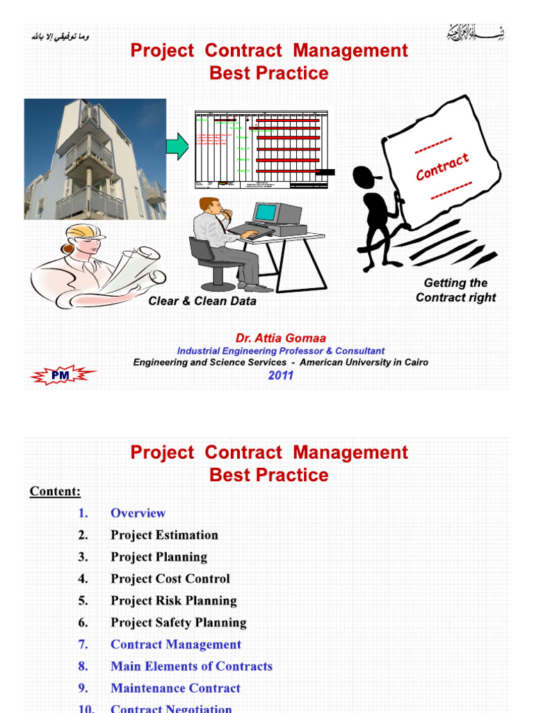 Project Contract Management | PDF