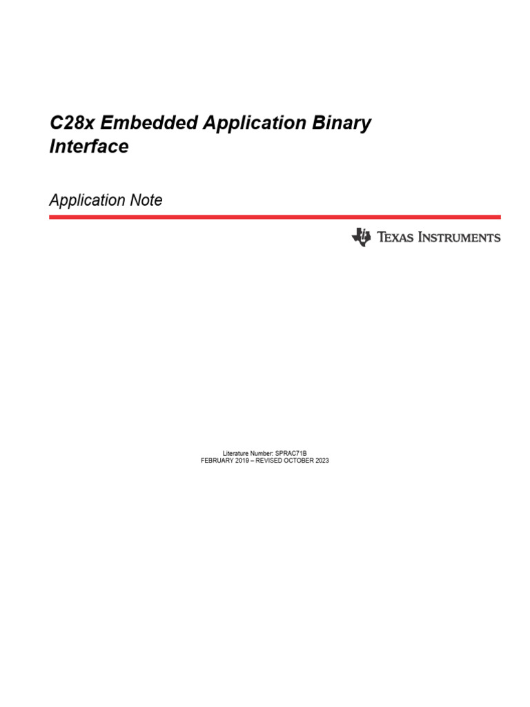 c28x Abi | PDF | C++ | Specification (Technical Standard)