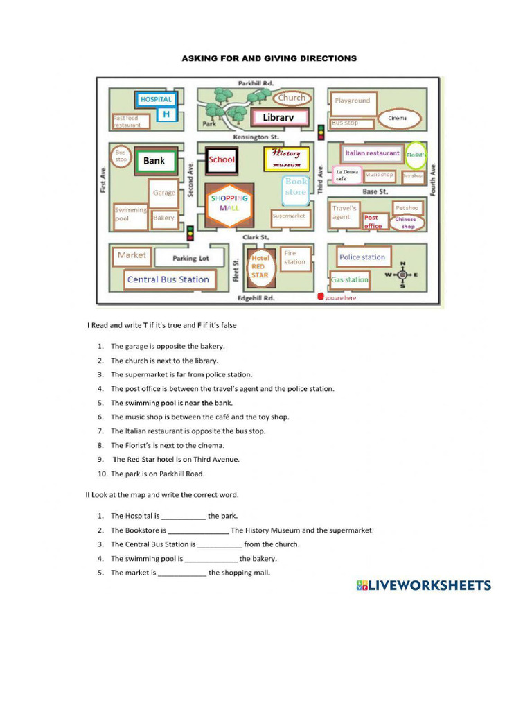 Asking and Giving Directions | PDF