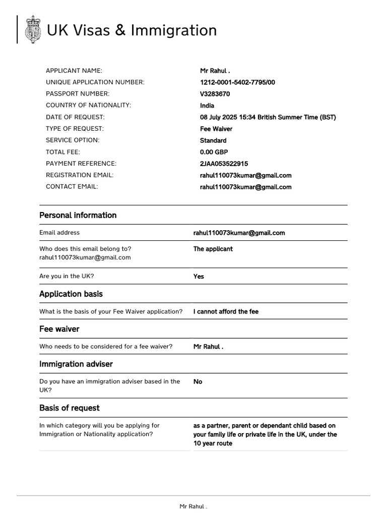 UK Visas & Immigration: Personal Information | PDF | Travel Visa | Identity Document