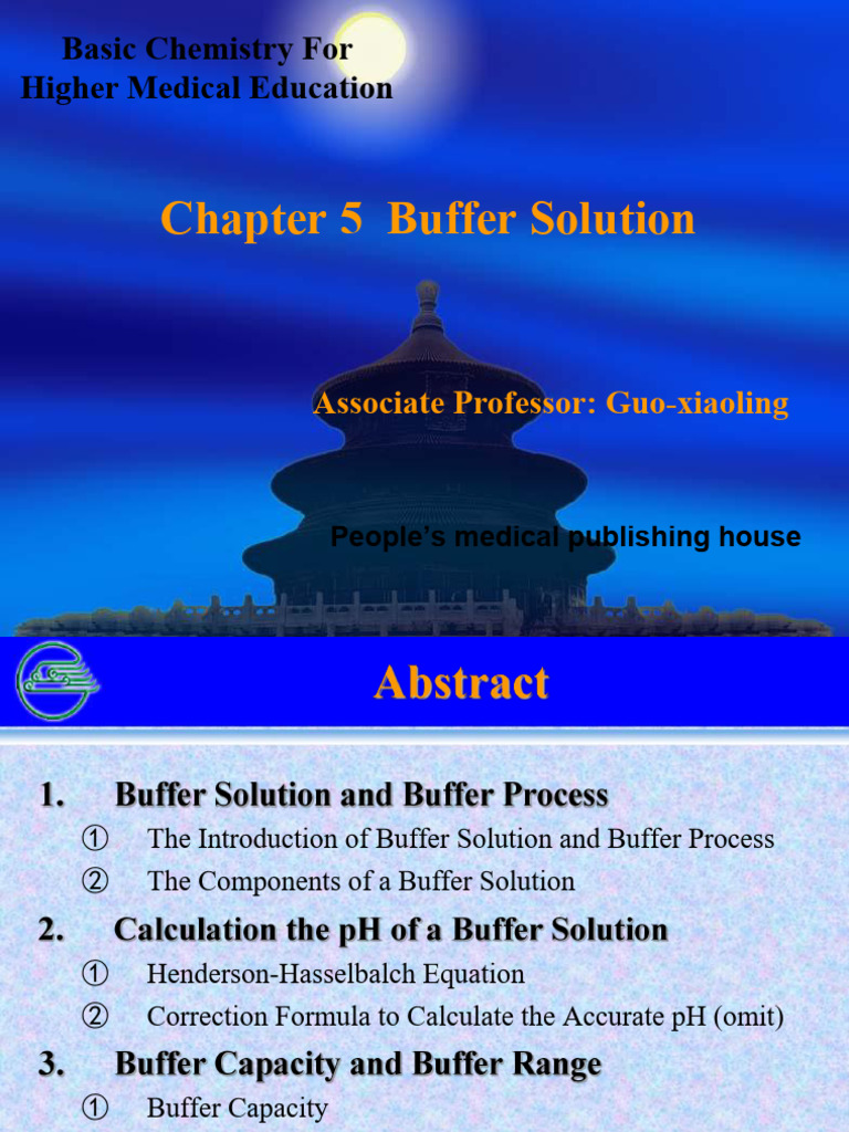 Chapter 4 Buffer Solution 2 | PDF | Buffer Solution | Acid