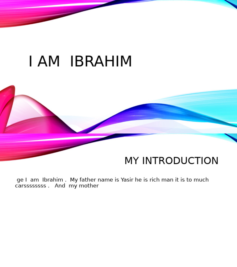 I Am Ibrahim | PDF