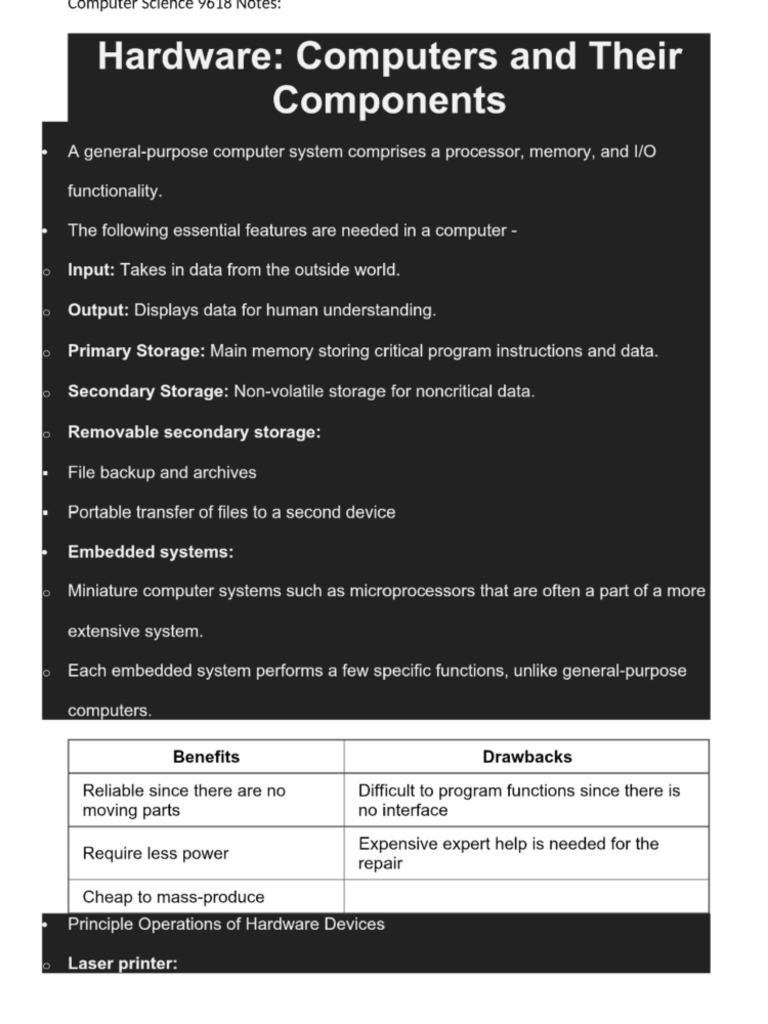 Hardware Computer Science | PDF