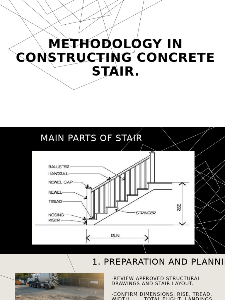 Concrete Stair Construction Methodology | PDF | Stairs | Concrete