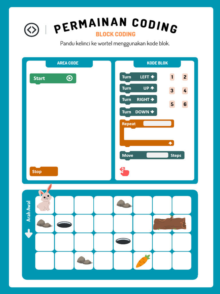 LKPD Game Coding Blok | PDF