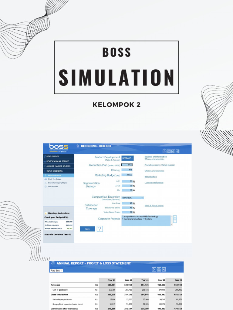 Boss Simulation Kel 2 | PDF | Marketing | Business Process