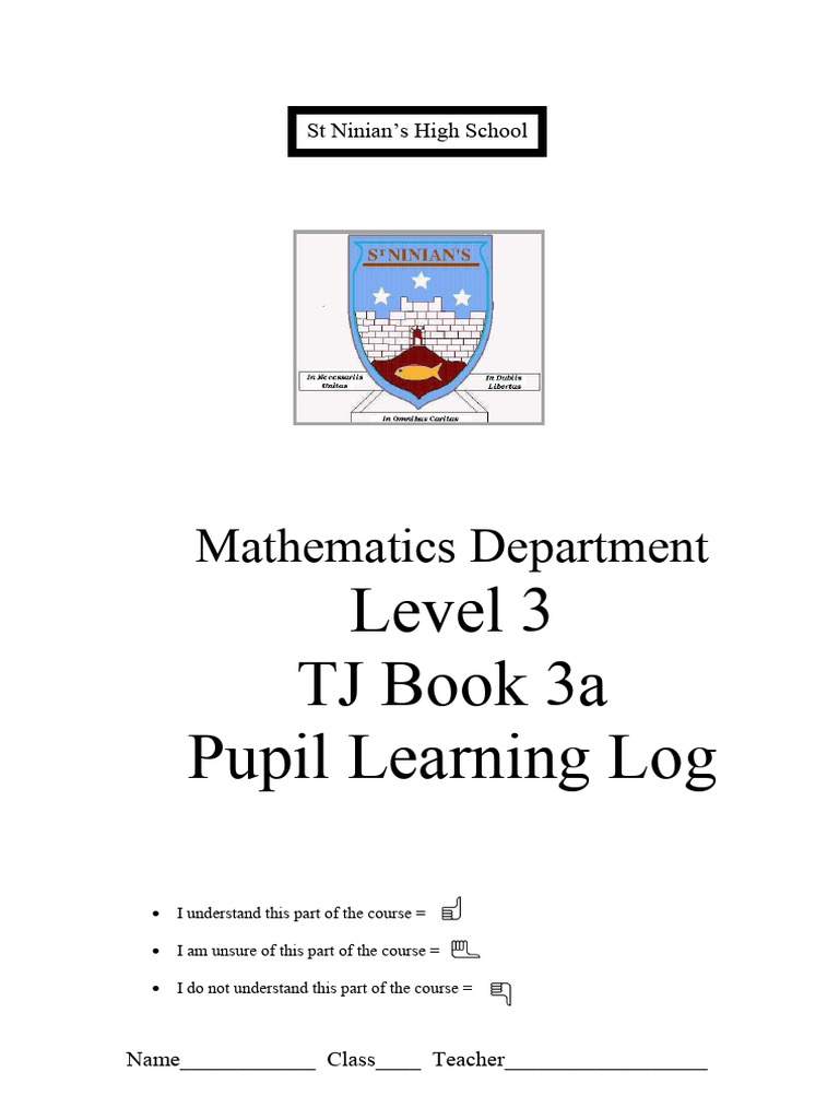 Teejay Maths Book 3A Learning Log | PDF | Volume | Cartesian Coordinate ...