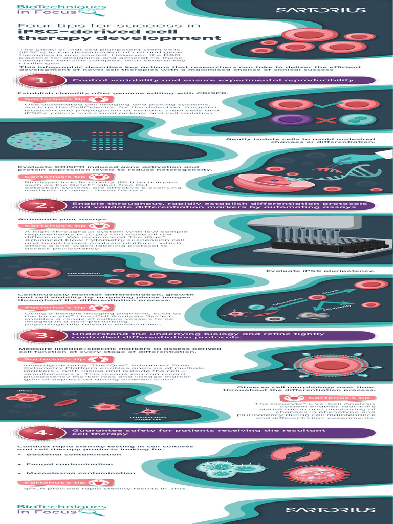 Ipscs Tips Success Cell Therapy Development Infographic en S 1 Data ...