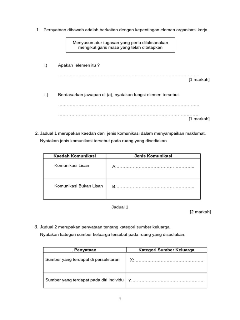 Soalan PPC SPM 2025 SRT | PDF