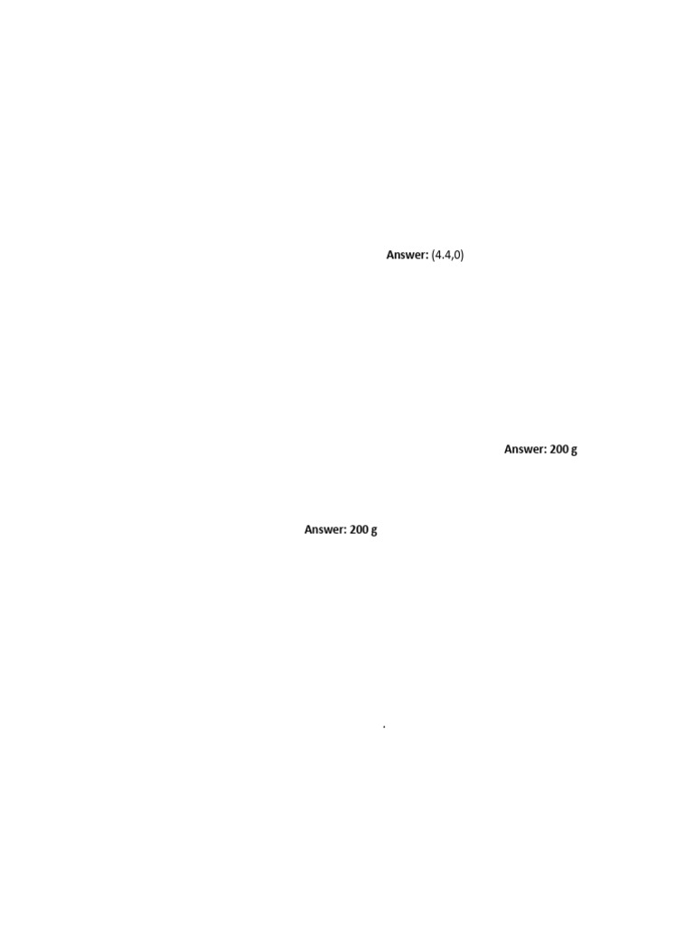 System of Particles & Rotational Motion Worksheet | PDF | Rotation ...
