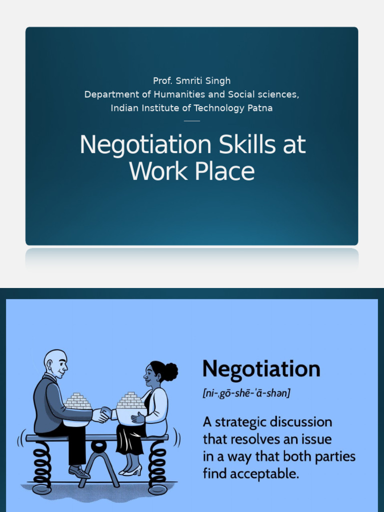 Workplace Negotiation Skills Guide | PDF | Negotiation | Salary