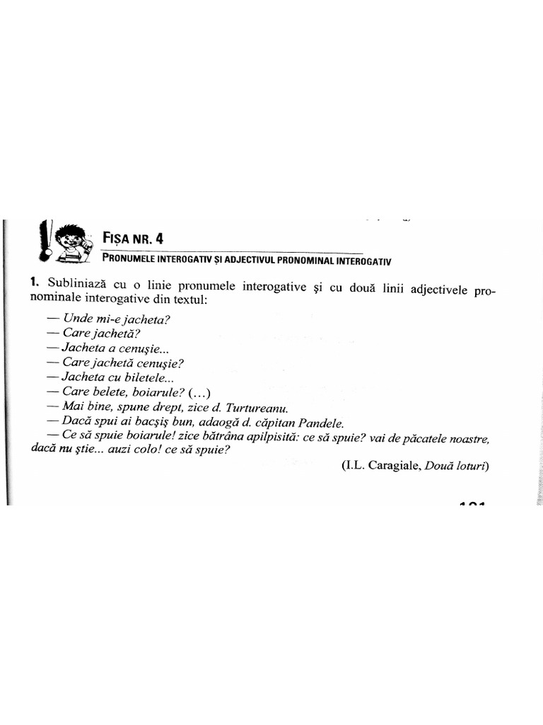 Pronumele - Material | PDF