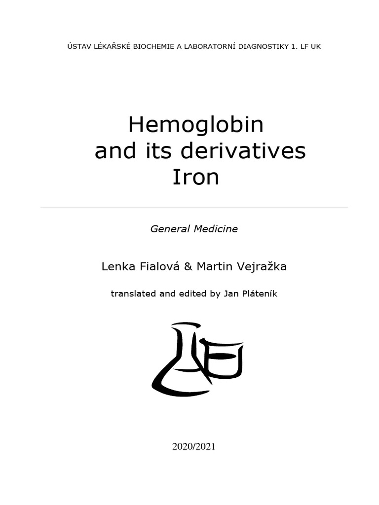 Hemoglobin and Its Derivatives, Iron | PDF | Hemoglobin | Anemia