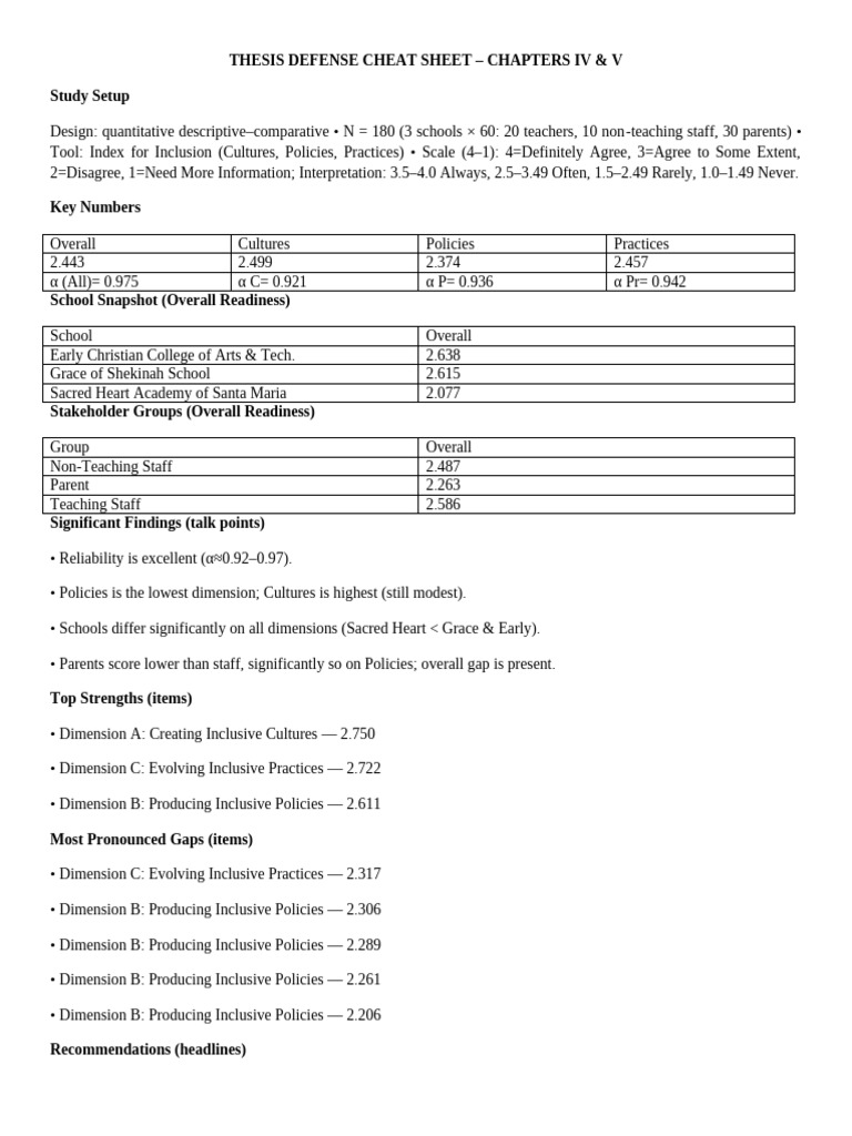 Defense Cheat Sheet Nepomuceno | PDF