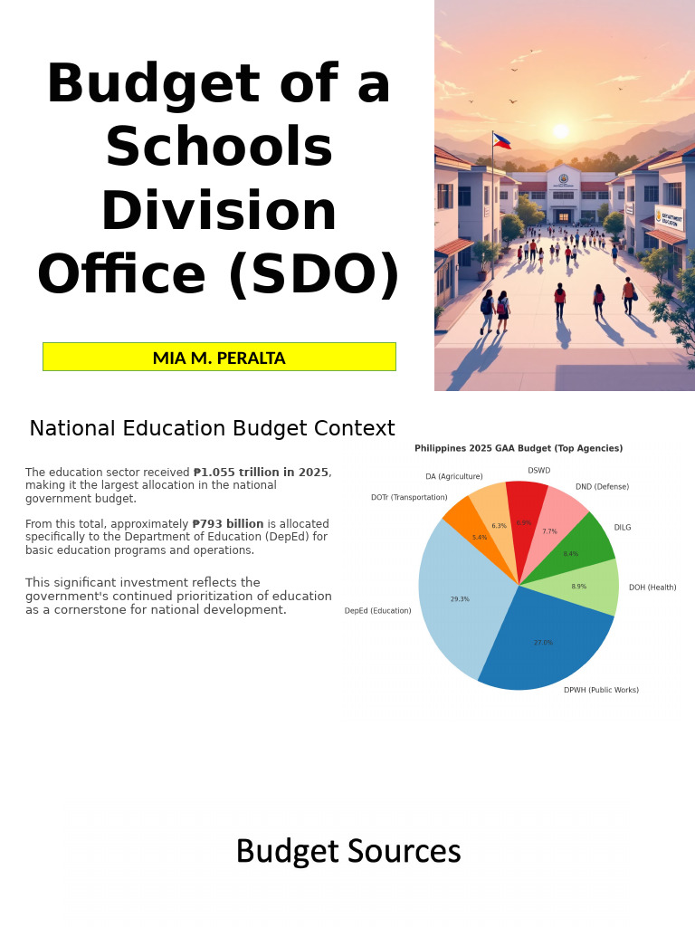 Schools Division Office Budget Overview | PDF | Budget | Economies