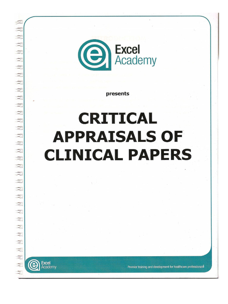 Critical Appraisals of Clinical Papers | PDF