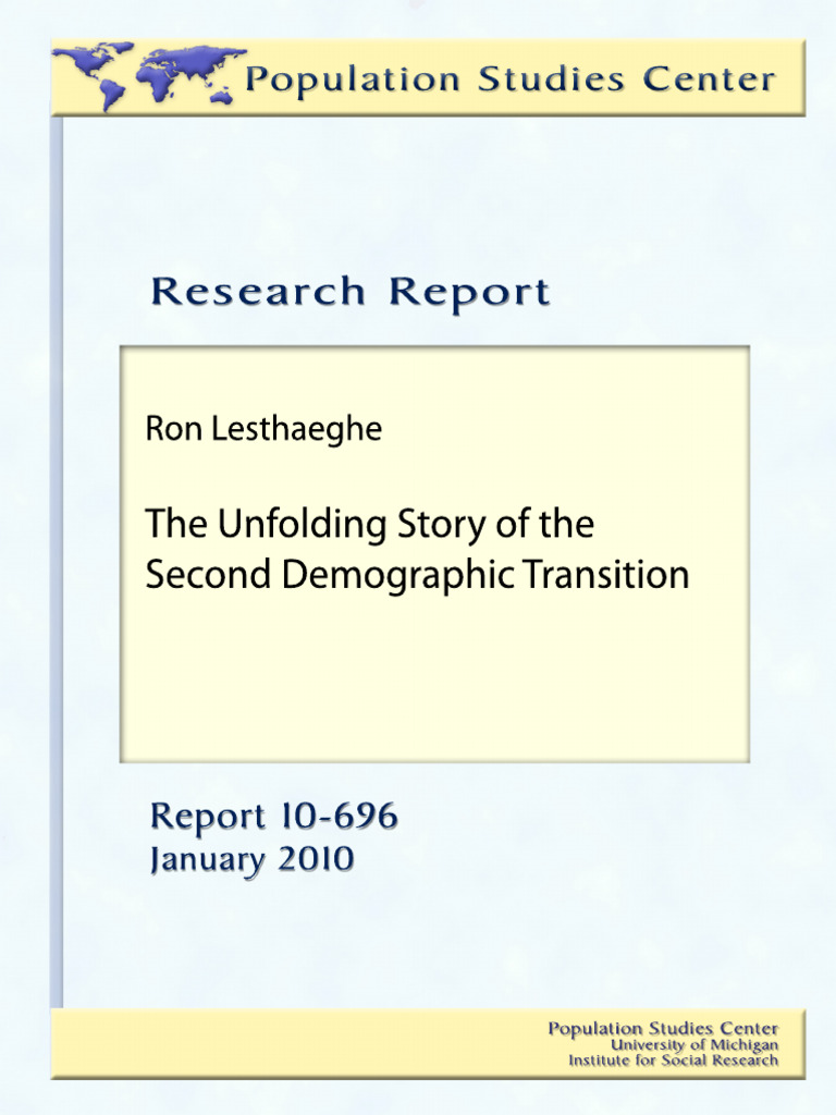 6 - Lesthaeghe 2010 - Unfolding Story Second Demog Transition | PDF ...