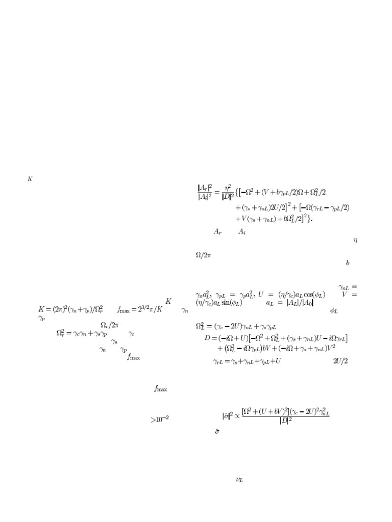 Enhanced Modulation Bandwidth in Injection-Locked Semiconductor Lasers ...