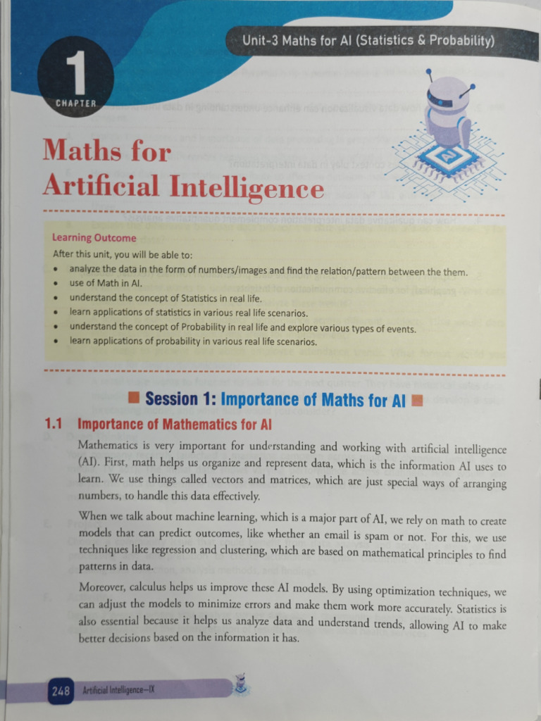 Chapter-03 Maths For AI Best Document FR | PDF