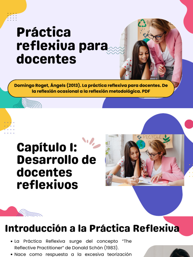 Práctica Reflexiva en la Formación Docente | PDF | Aprendizaje | Maestros
