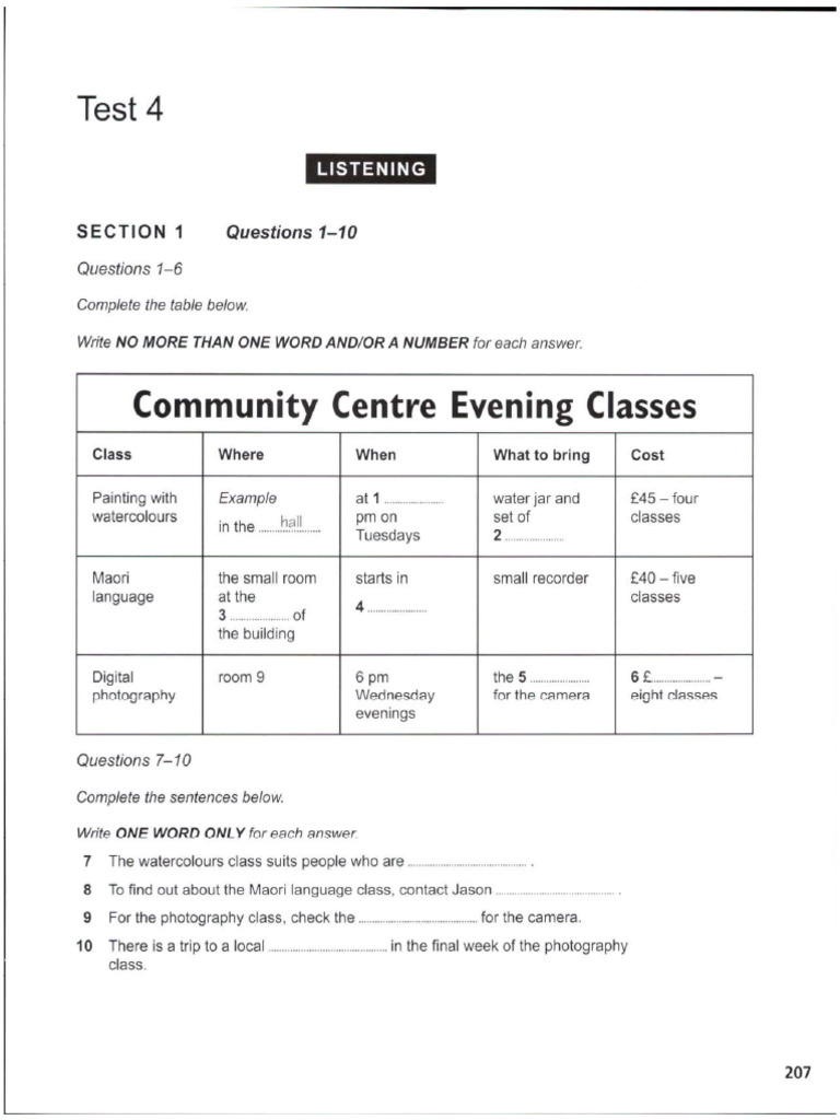 Listening - Handouts | PDF