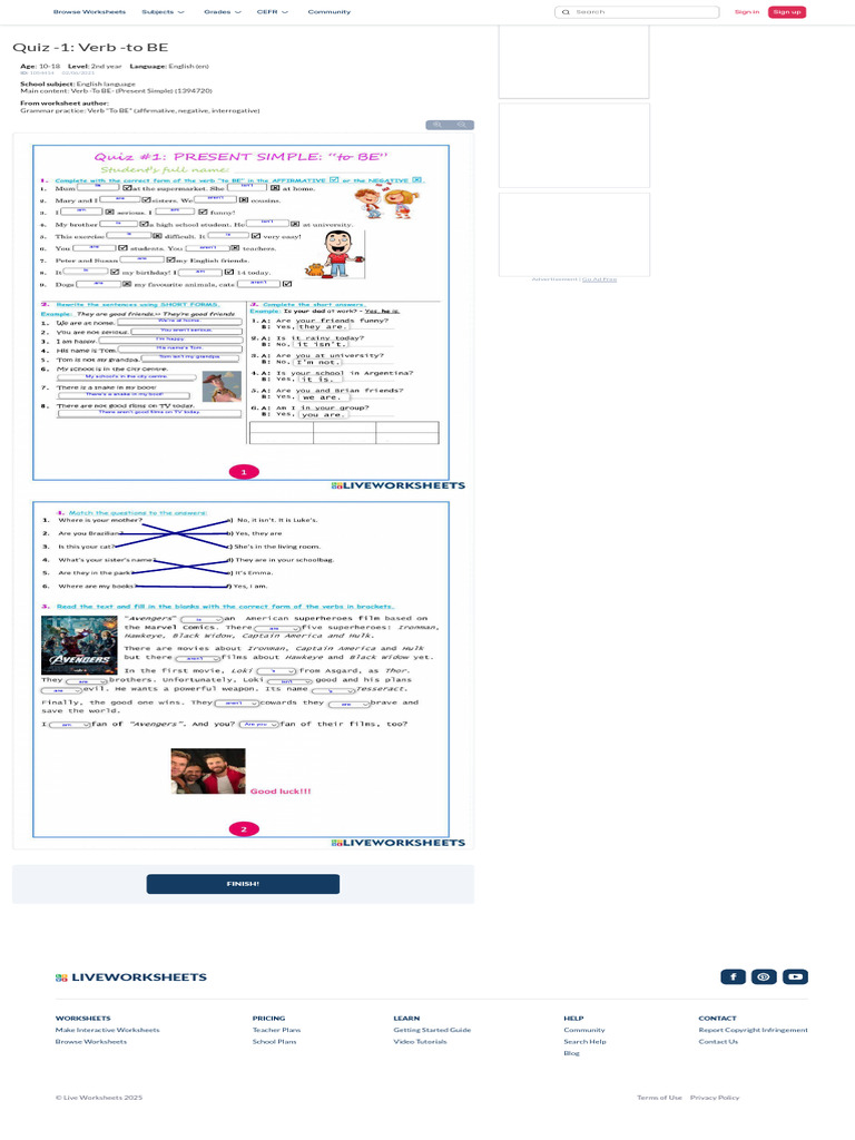 Worksheet - LiveWorksheets | PDF | Human Communication | Linguistic Typology