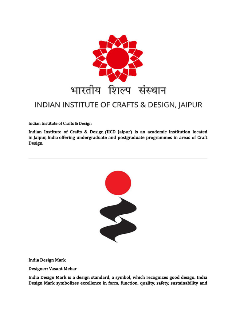 Indian Institute of Craft and Design | PDF