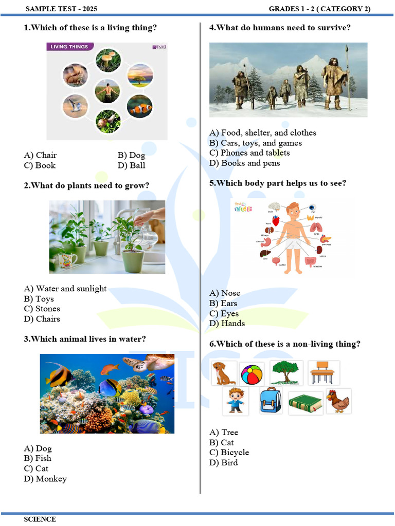 Science Grades 1 2 Category 2 | PDF | Earth