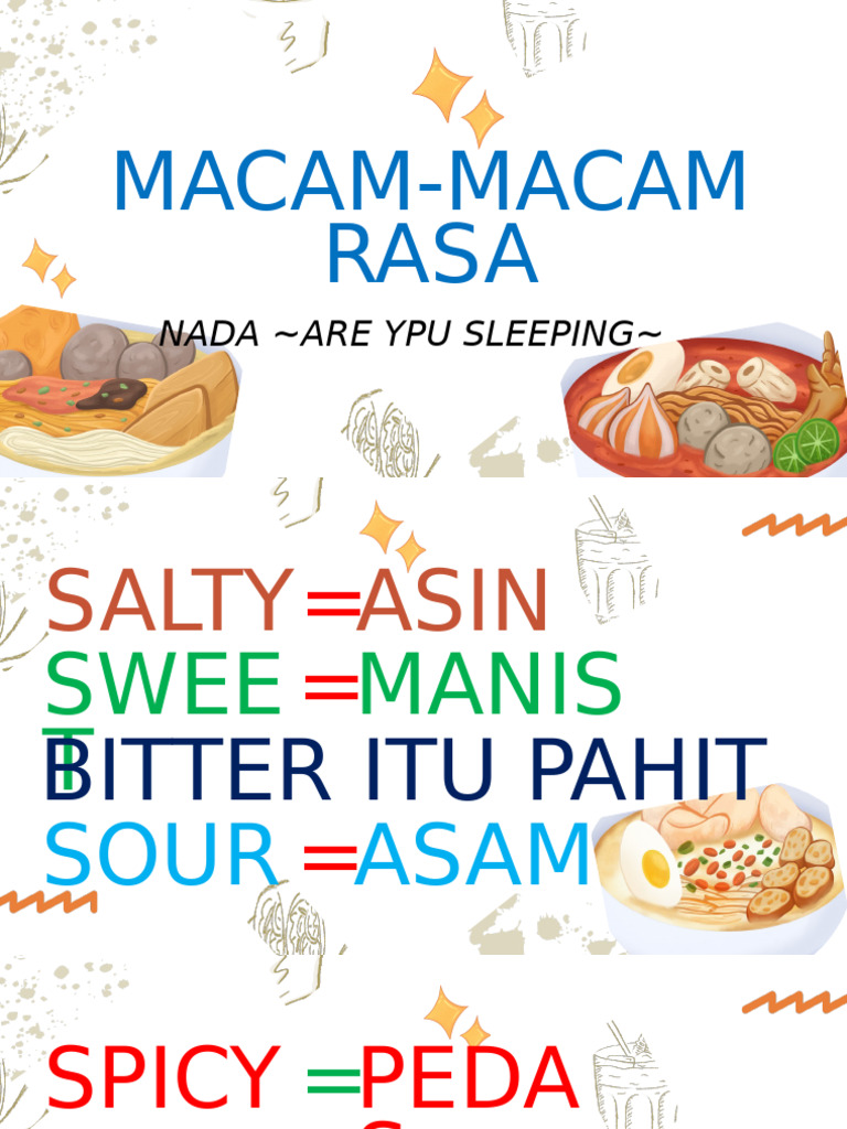 Macam-Macam Rasa TAM | PDF
