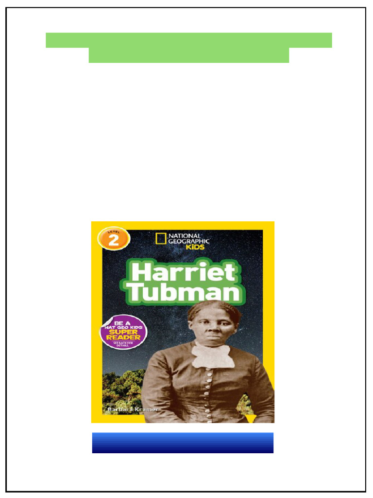 National Geographic Readers Harriet Tubman L2 Barbara Kramer Ready To ...