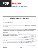 Bi 811 (Medical Report Form) | PDF