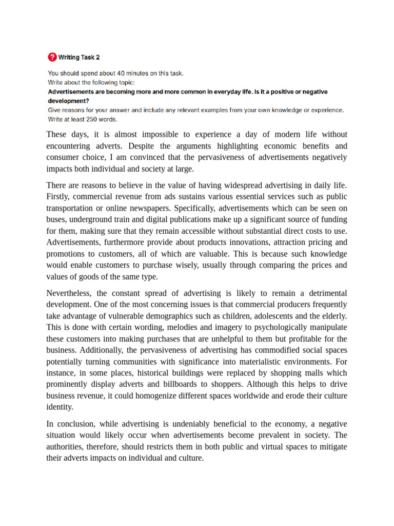 Writing - Positive or Negative Development | PDF
