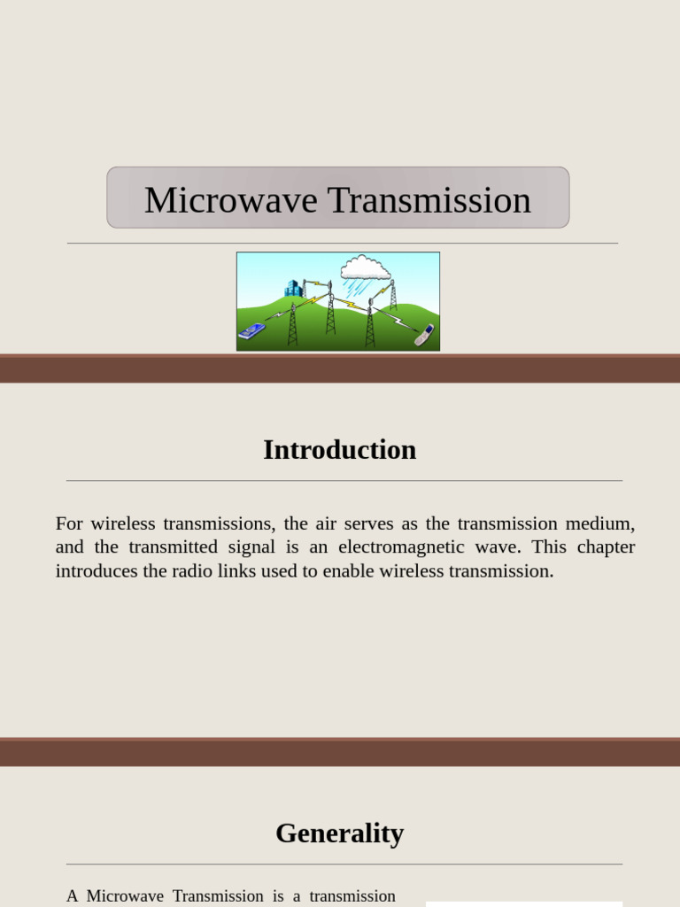 Microwave Transmission Basics Explained | PDF | Radio | Radio Propagation