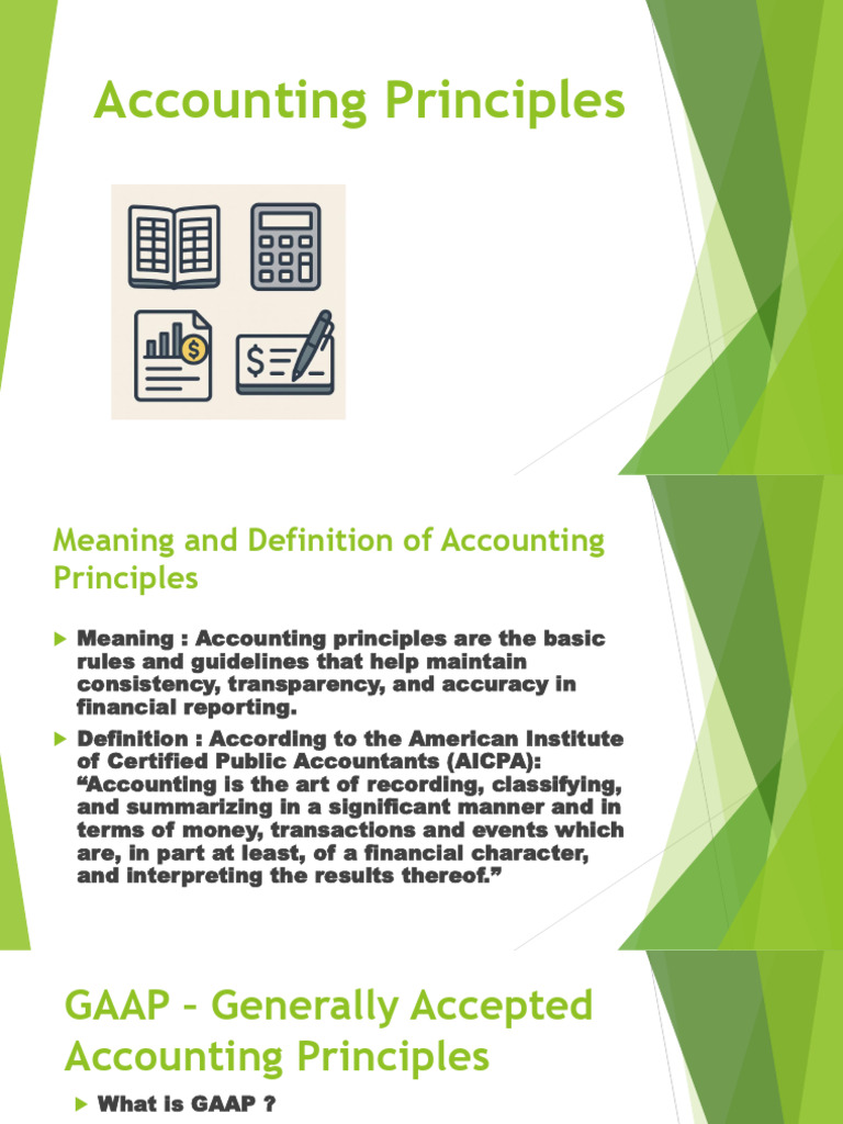 Understanding Accounting Principles | PDF | Accounting | Generally ...
