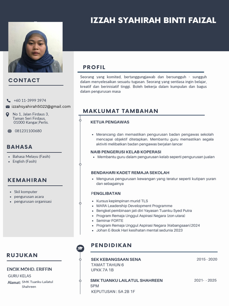 Blue and Gray Simple Professional CV Resume | PDF
