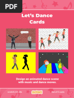 Animated Dance Scene Creation Guide | PDF | Scratch (Programming ...