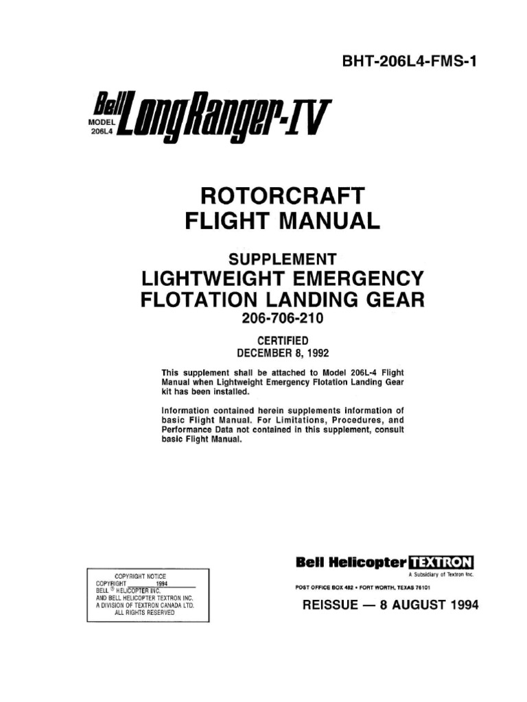 Afm Bell 206l4 | PDF
