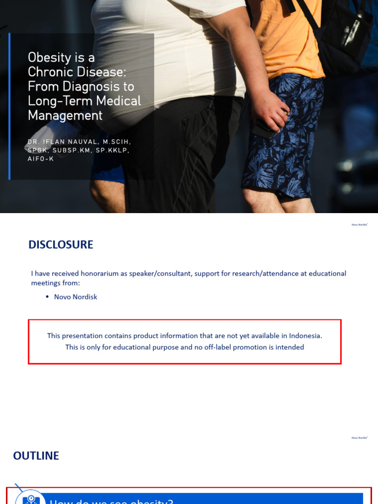 Obesity Is A Chronic Disease - From Diagnosis To Long-Term Medical ...