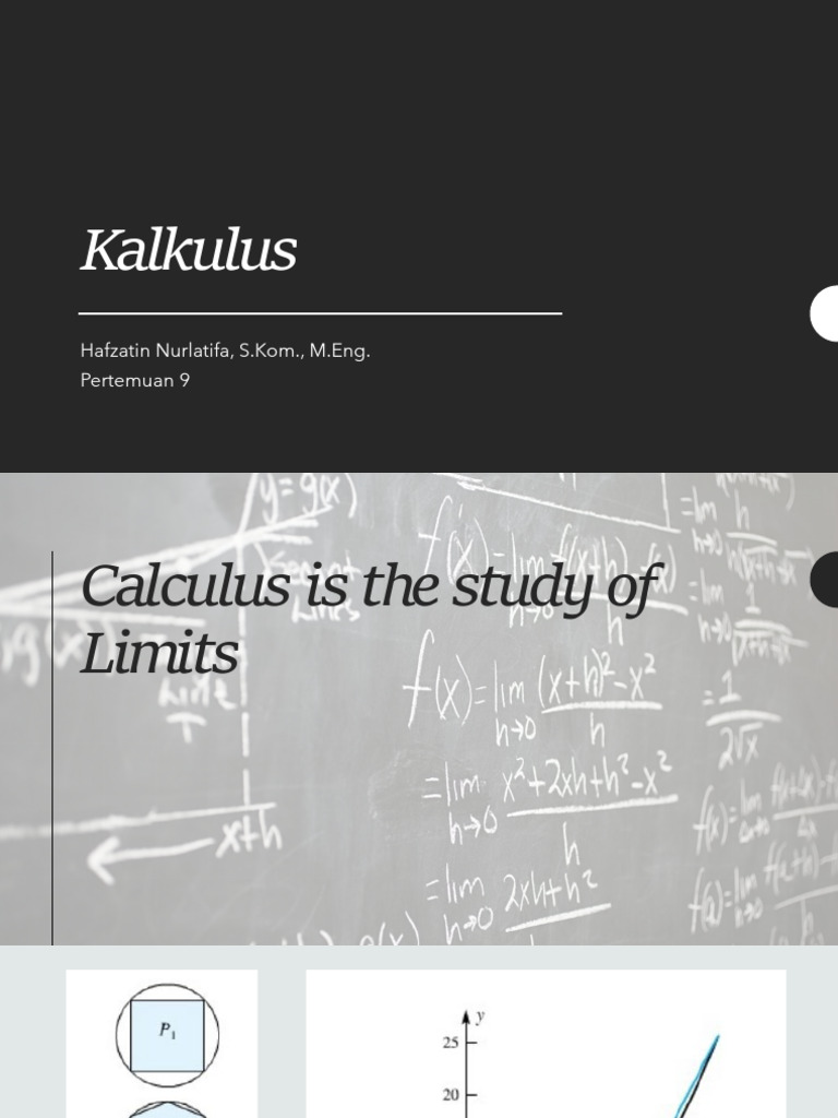 Kalkulus Pertemuan 9 Pengantar Limit | PDF
