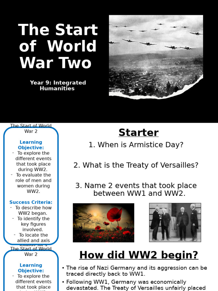 Lesson 2 The Start of Word War 2 | PDF | World War II | Axis Powers