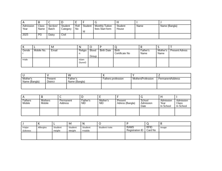 Student Information File | PDF | Government And Personhood | Access Control