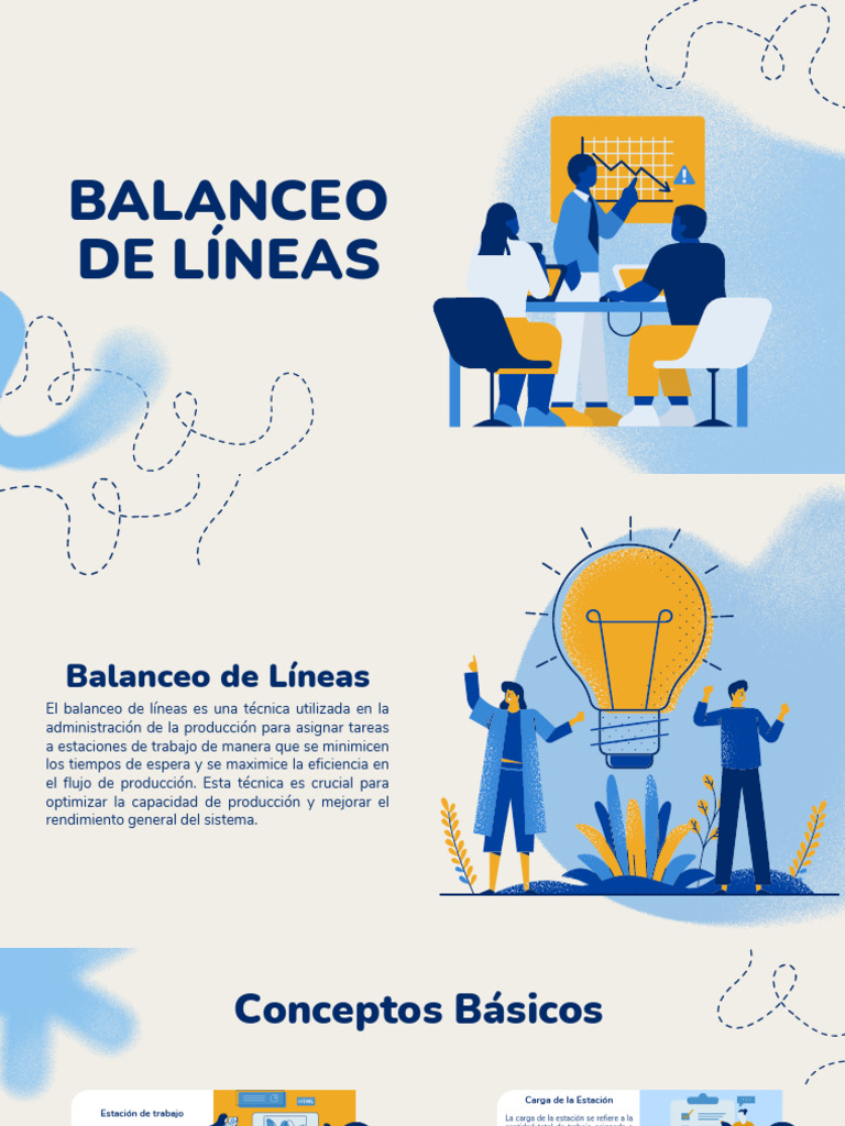 Técnicas de Balanceo de Líneas en Producción | PDF | Jefe de ...