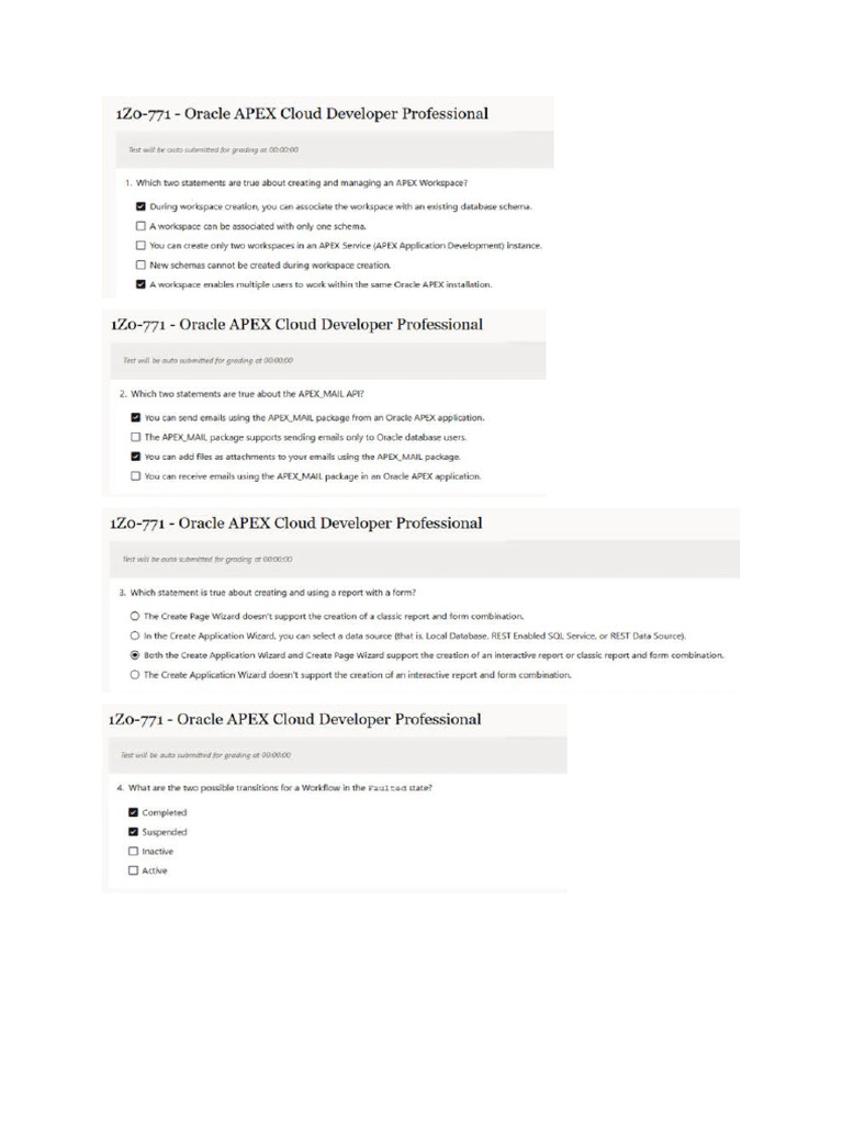 APEX Developer Professional Exam | PDF
