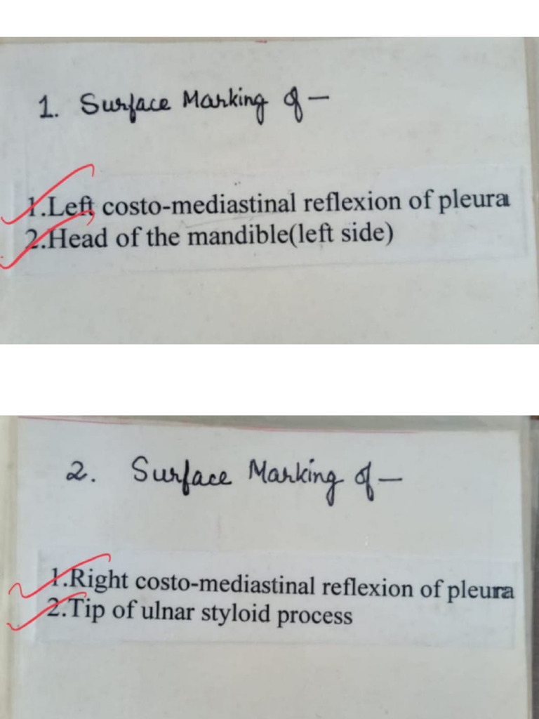 AMC Surface Marking Card | PDF