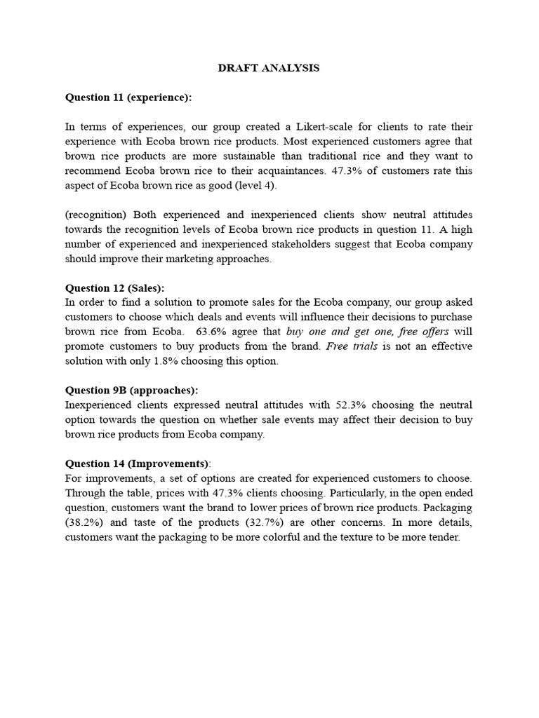 Draft Analysis | PDF