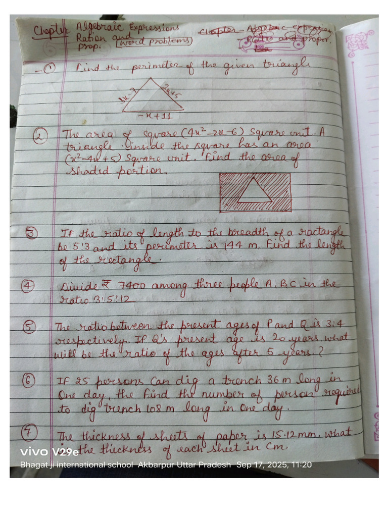 Some Practice Word Problems and Ch-10 Practice Question | PDF