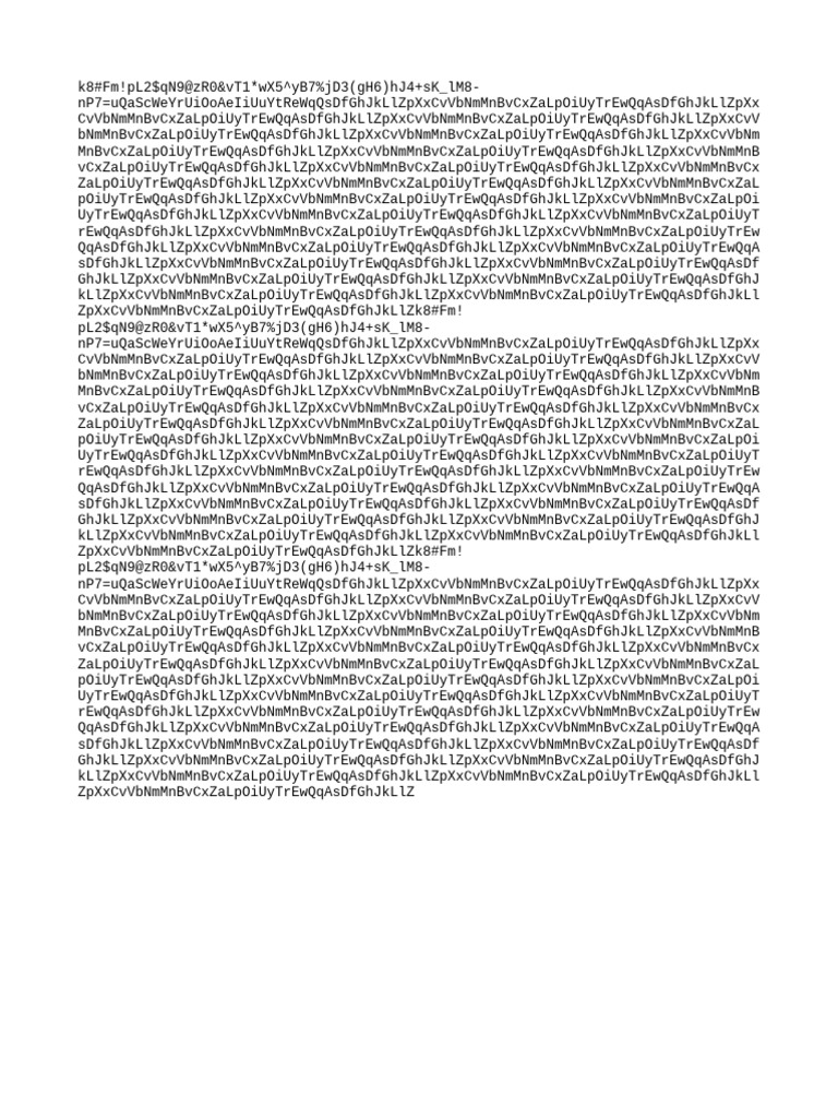 9#mK!pL2$qN9@zR0&vT1wX5^yB7%jD3(gH6 | PDF