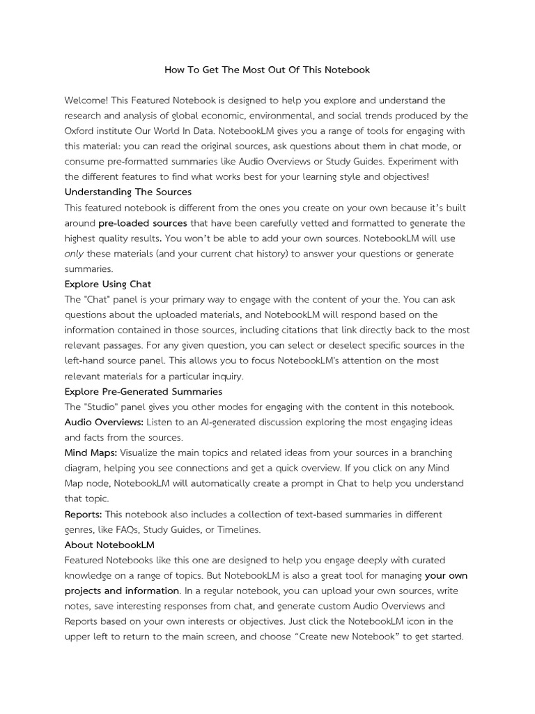 How to Get the Most Out of This Notebook | PDF | Human Communication ...